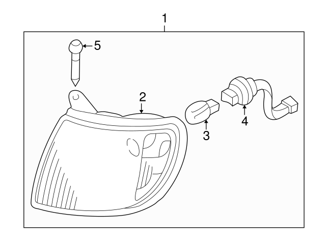 1999-2004 Nissan Pathfinder Combo Lamp Assembly 26120-2W625 | Nissan ...