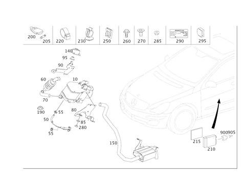 Independent Heating for 2009 Mercedes-Benz R 350 | Mercedes-Benz USA Parts