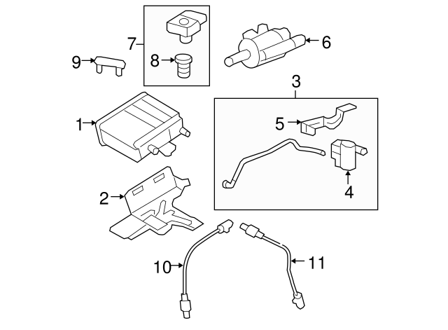 2004-2017 GM Vapor Canister 15109431 | Group 1 Auto Parts