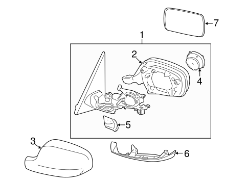 Mirrors for 2013 BMW X3 | Buy BMW Parts Now