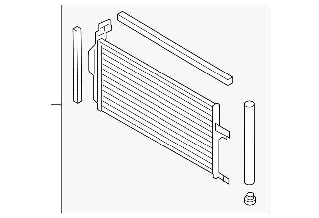 2018 Hyundai Elantra GT Condenser Assembly 97606-F2090 | QuirkParts