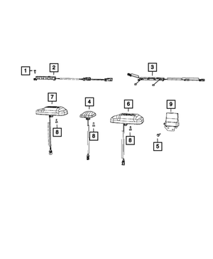 2024-2025 Jeep Radio Antenna 68519865AB | Mopar eStore