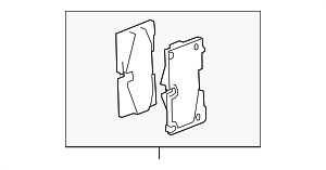 2021-2024 GM Front Disc Brake Pad Set 84987498 GM | GMPartsDirect.com