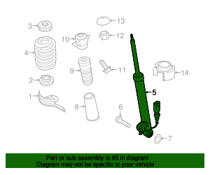 4G8-513-035-A - Shock Absorber 2012-2018 Audi | Audi OEM Parts