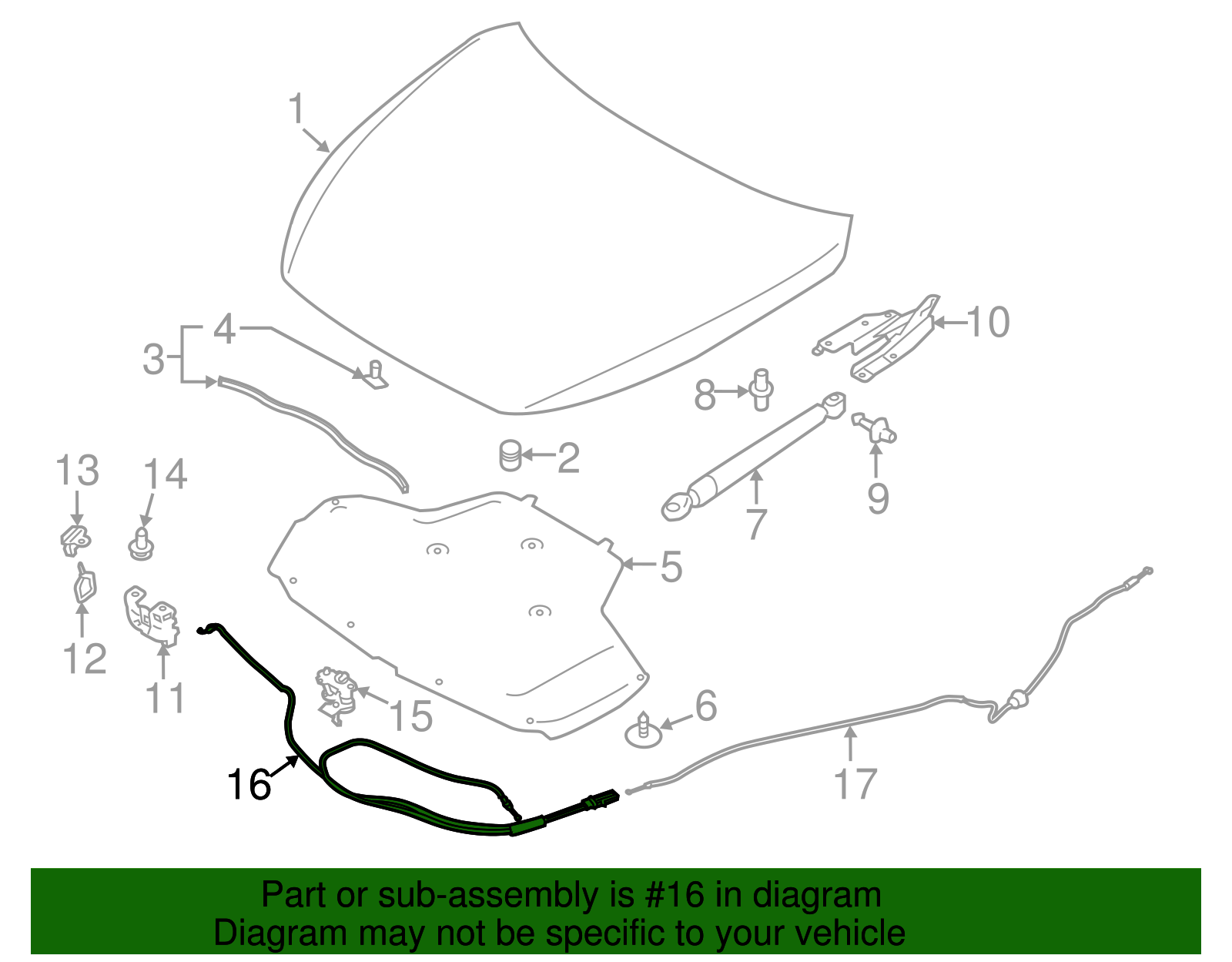 2014-2020 Infiniti Lock Cable 65620-4GA0A | Infiniti of Orland Park