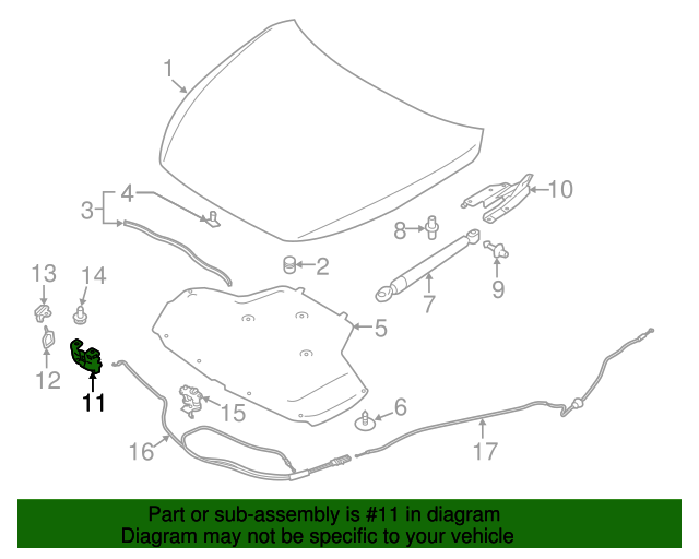 65601-1BB0A - Lock 2014-2020 Infiniti | Top Infiniti Parts