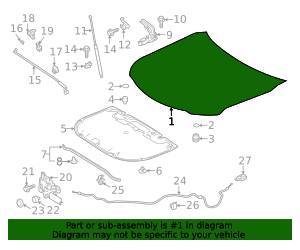 53301-06331 - Hood Panel - 2018-2024 Toyota Camry | OEM Genuine Toyota ...