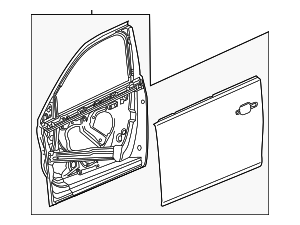 2016-2025 Chevrolet Malibu Door Shell 84263563 GM | GMPartsDirect.com
