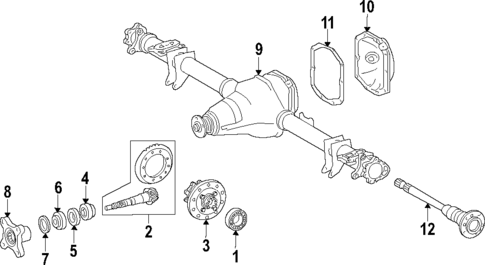 Rear Axle for 2021 Mercedes-Benz Sprinter 2500 | Mercedes-Benz USA Parts