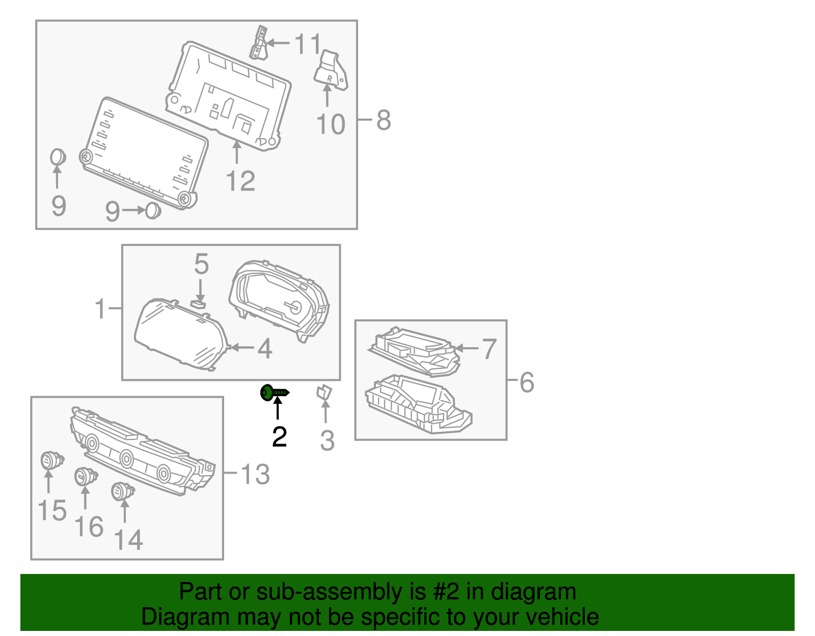 93903-44480 - 2003-2025 Honda - Screw Tapping (4X16) | Genuine Honda Parts