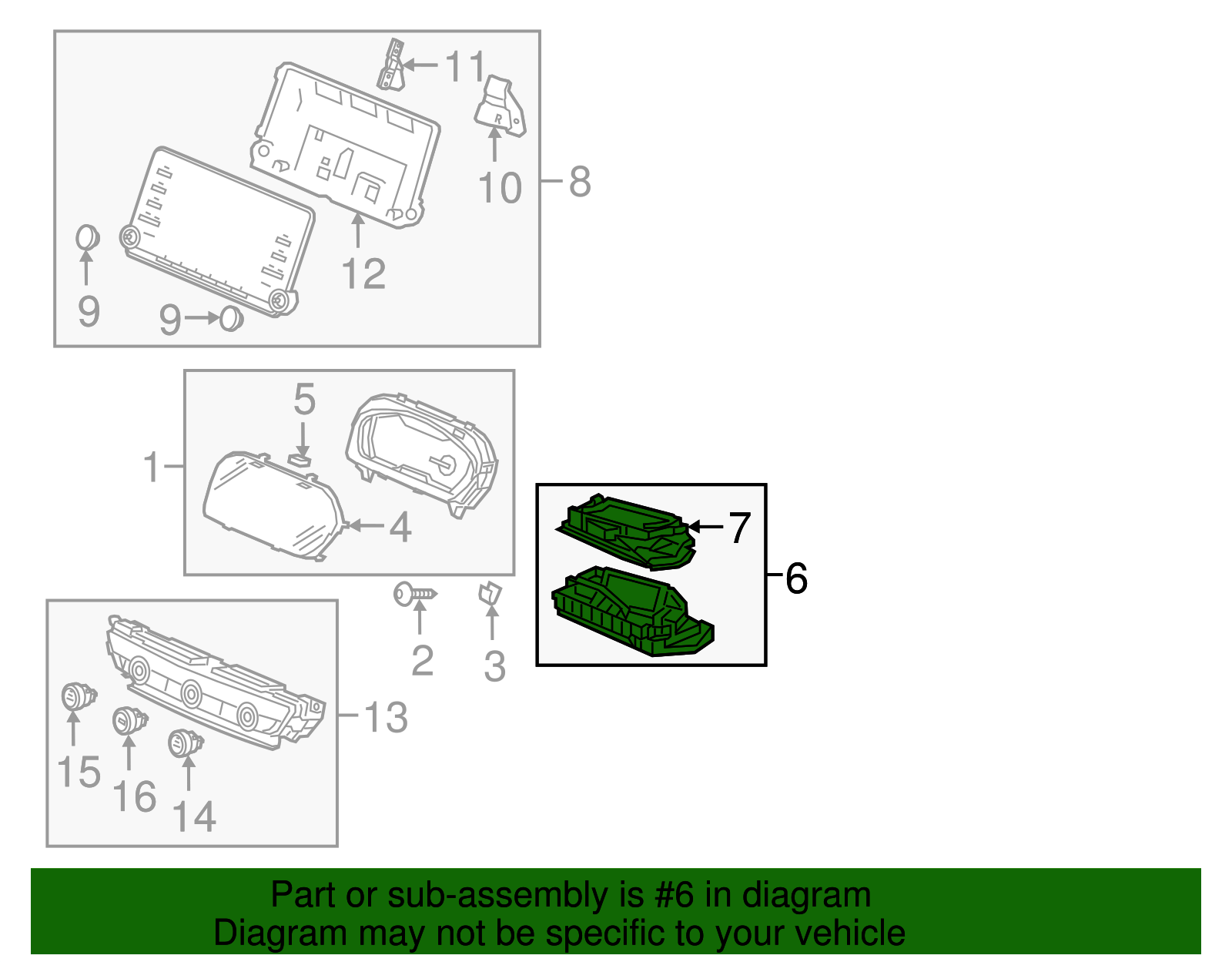 78200-TVA-A11 - 2021-2022 Honda Accord - Head-Up Display | Honda Parts Guys