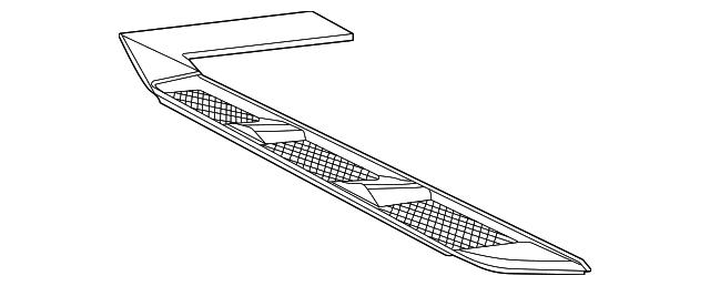 2020-2022 Chevrolet Corvette Vent Panel 84868237 | GMPartsDirect.com