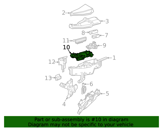 2020-2021 Toyota Highlander Junction Block 82610-0E050 | Toyota Parts ...
