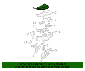 2020-2022 Toyota Highlander Upper Cover 82662-0E360 | OEM Parts Online