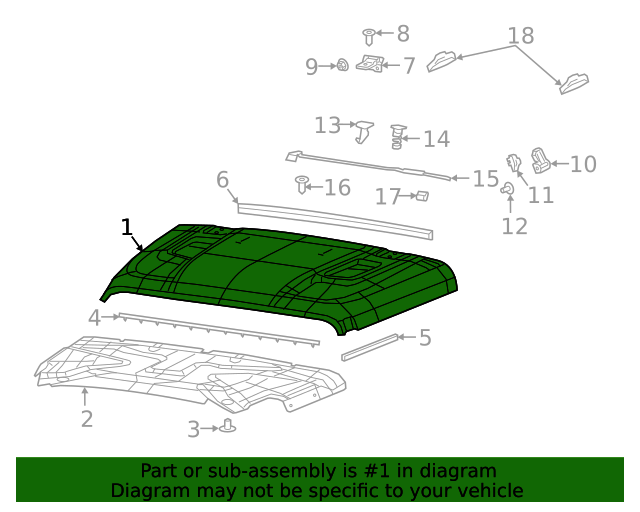 2018-2023 Jeep Hood Panel 68281973ae | TascaParts.com