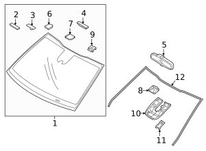 2017-2022 Kia Outer Cover 96005-G5000 | Kia Automotive Parts