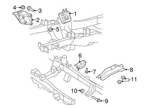Engine & Trans Mounting for 2007 Ford Ranger | TascaParts.com