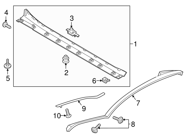 2014-2019 Porsche 911 Rocker Molding 991-504-595-01-1E0 | Sunset ...
