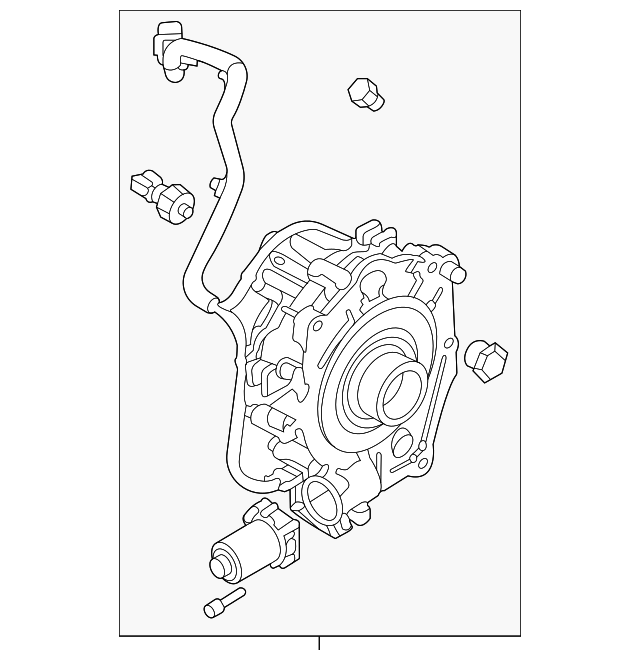 Genuine Gear Assembly for 2021-2024 Genesis GV80 | Part# 47800-4J000 ...