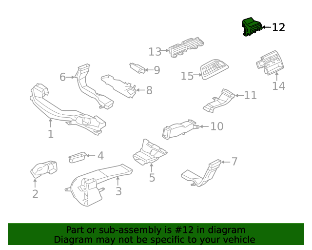 64-22-9-299-497 - Air Vent Grille - 2020-2022 BMW | Buy BMW Parts Now
