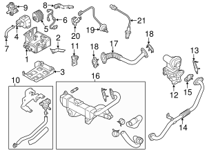 2016-2024 Hyundai Evaporative Emissions System Pressure Sensor 31480 ...