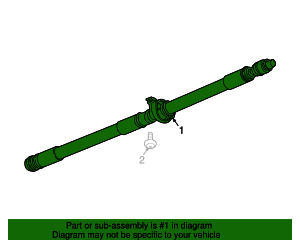 Shaft Replaced by 87840225 84906966 | GMPartsDirect.com