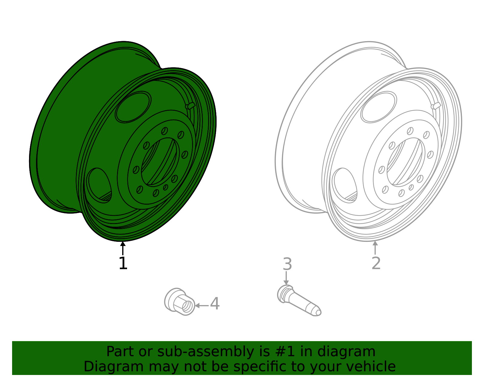 8C2Z-1015-G - Wheel, Steel 2015-2025 Ford E-350 Super Duty | Big 3 Auto ...