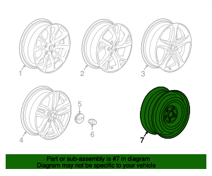 2022 Chevrolet Equinox F Wheel 84533967 | GMPartsDirect.com