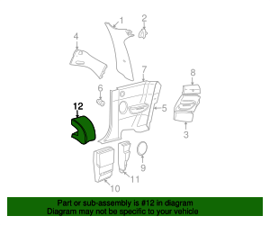 1998-2006 Volkswagen Beetle Sound Absorber 1C0-864-639-A | Wolfsburg ...