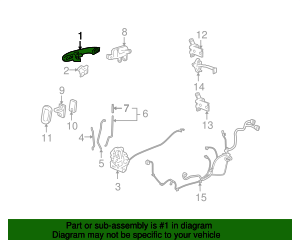 25865676 - OEM GM Handle Outside | GMPartsCenter.net | GM Parts Center