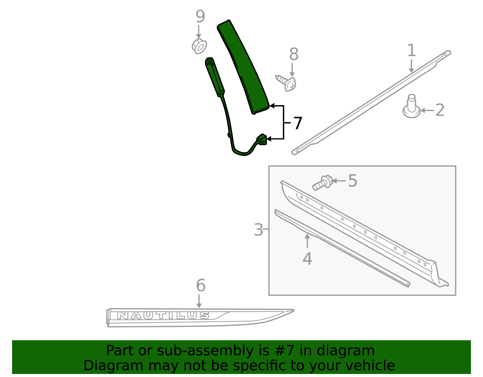 FA1Z-14A626-AB - Keyboard Actuator 2016-2023 Lincoln | Ford Parts Direct