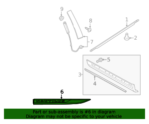 Ford KA1Z-16228-AA - Name Plate - 2019-2023 Lincoln Nautilus | OEM Ford ...