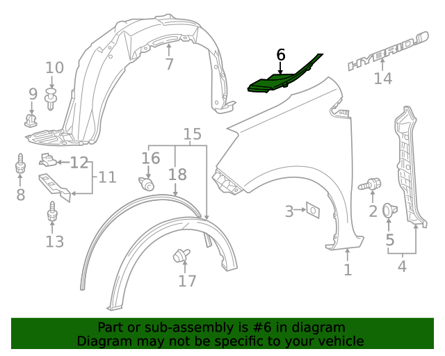 53866-52100 - Seal To Cowl - 2012-2017 Toyota Prius C | OEM Genuine ...