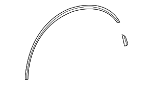 76925-52280 - Wheel Opening Molding Protector - 2018-2019 Toyota Prius ...