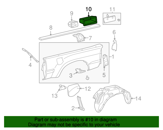 Toyota Storage Box Part# 6474104011 | Toyota Of Colorado Springs Parts