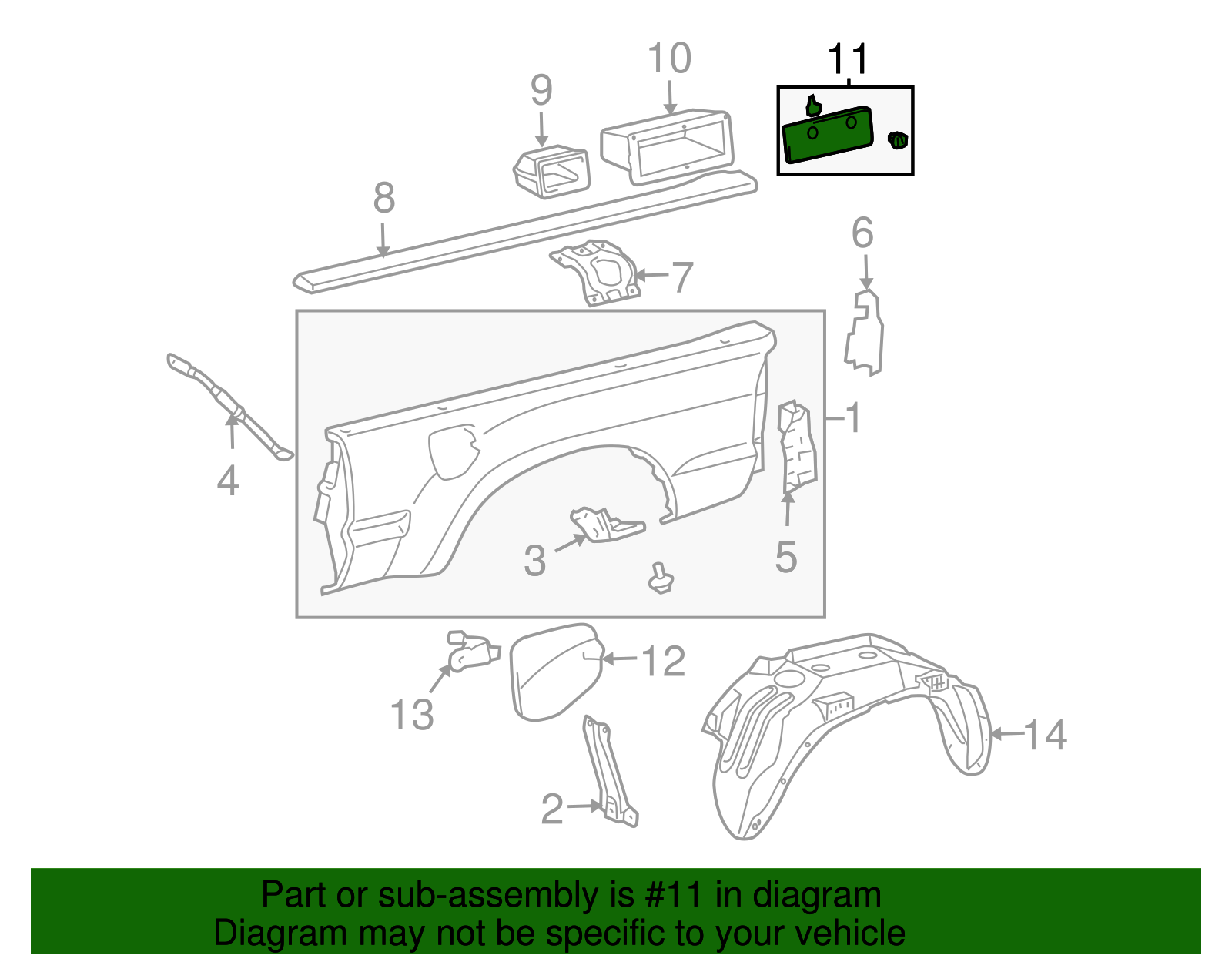 2005-2023 Toyota Tacoma 2005-2023 Toyota Tacoma - Truck Bed Storage Box ...