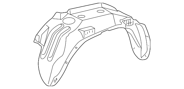 2005-2015 Toyota Tacoma Wheelhouse Liner 65637-04040 | Toyota Parts Center