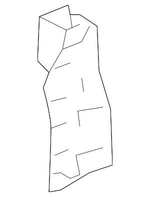 2005-2015 Toyota Tacoma Side Panel Brace 66434-04020 | Toyota Parts Center