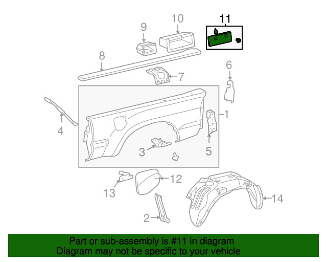 2005-2024 Toyota Tacoma Truck Bed Storage Box Lid (Left, Right) 64074 ...