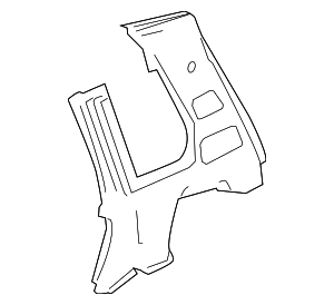 253-630-55-01 - Inner Quarter Reinforced 2016-2020 Mercedes-Benz ...