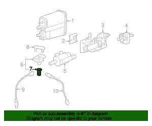 2011-2019 GM Vapor Canister Purge Tube 12658354 GM | GMPartsDirect.com