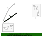 BHP2-50-650C - Belt Molding - 2014-2018 Mazda 3 | Mazda Swag