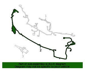 2020-2023 BMW X5 Set of cables, front bumper 61-12-8-736-618 ...