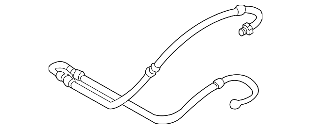 32416764725 - 1999-2003 BMW Power Steering Pressure Hose (32-41-6-764 ...