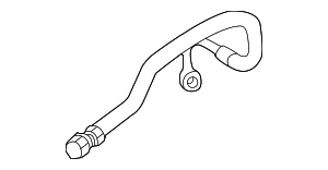 32412282354 - 2001-2006 BMW M3 Power Steering Return Hose (32-41-2-282 ...