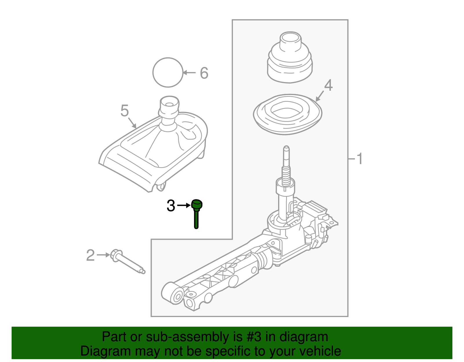 2015-2024 Ford Mustang Shifter Assembly Pin 4R3Z-7C211-AA | Retail ...