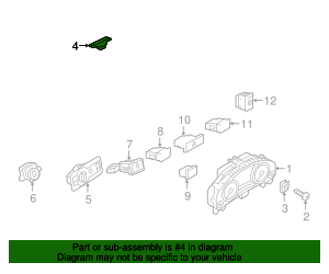 2011-2017 Volkswagen Touareg Sunlight Sensor 7P6-907-539-A | OEM Parts ...