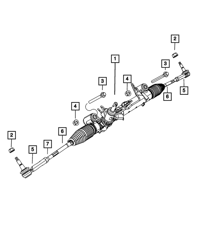 MOPAR RACK AND PINION GEAR - 68244586AB - 68244586AB | Mopar Online Parts