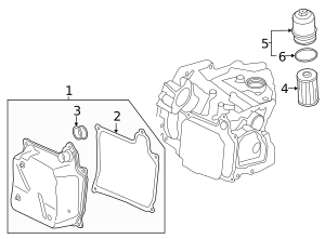 2014-2022 Audi Filter 0BH-325-183-B | Audi USA Parts