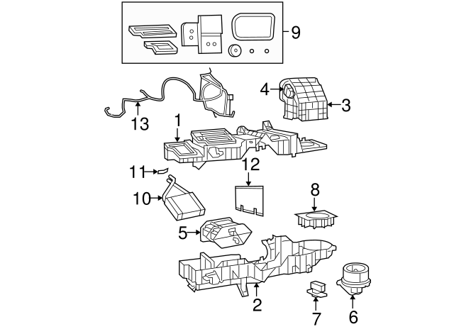 2008-2009 Dodge Lower Case 68021975AB | TascaParts.com